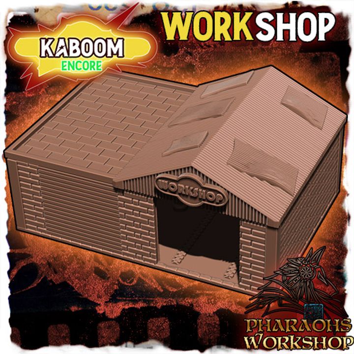 3D Printable Kaboom Gas Station - full project by Pharaoh's Workshop